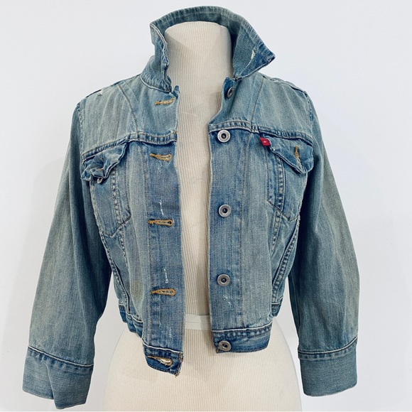Levi's | Jackets & Coats | Levis Cropped Denim Jacket | Poshmark